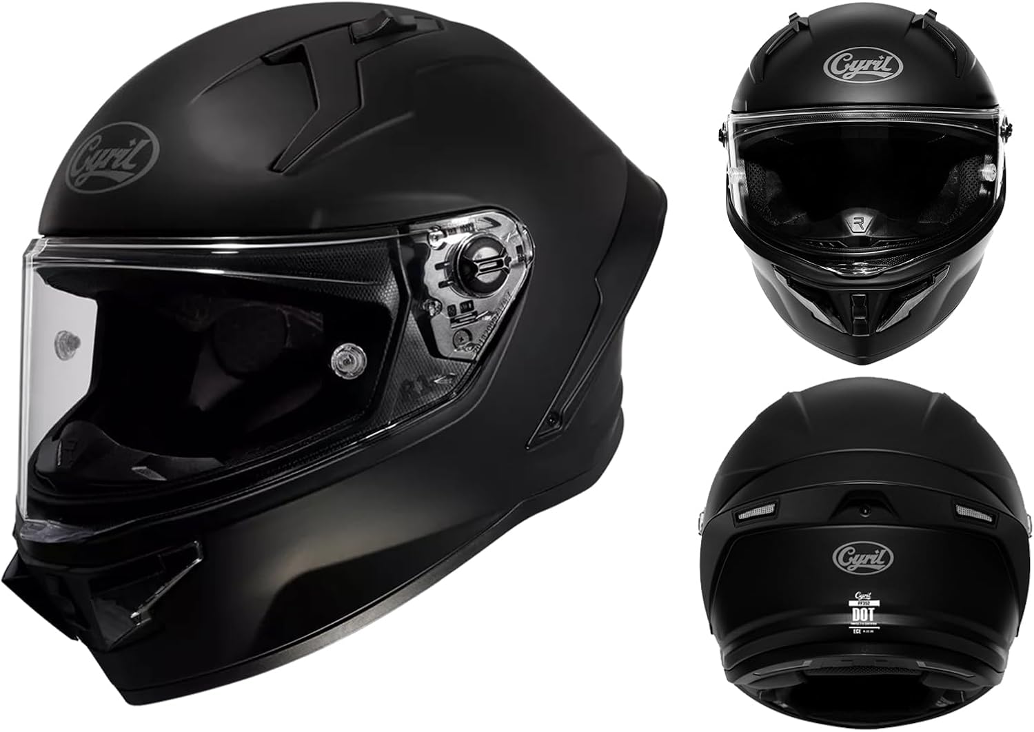 Safe Ride Guaranteed: R1 DOT Full Face Helmet – GearMustHave