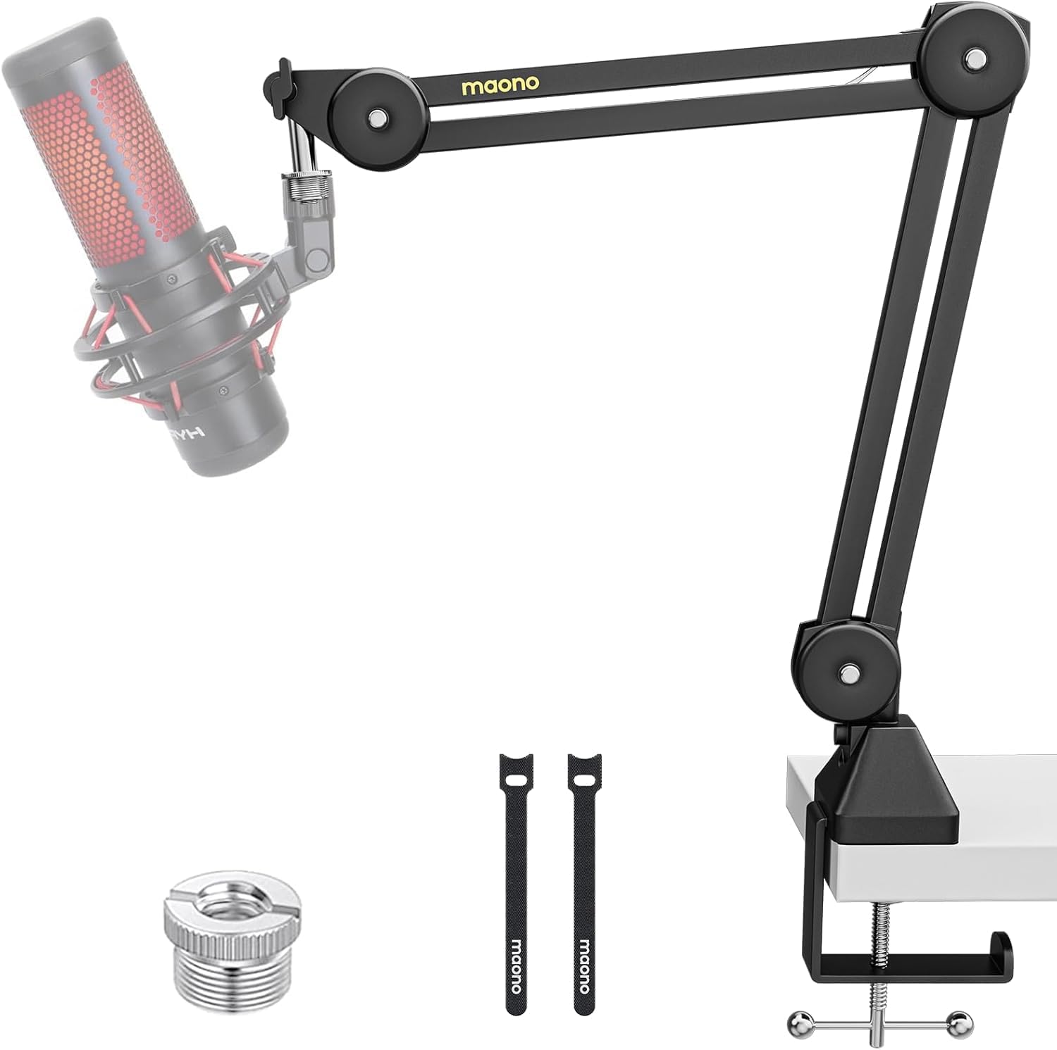 MAONO Heavy Duty Boom Arm: Ultimate Podcasting Power! ~ 35 max charact ...