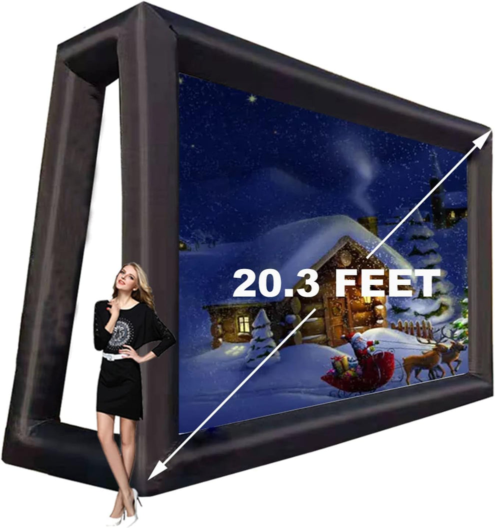 Seamless 20ft Outdoor Movie Screen with Blower – GearMustHave