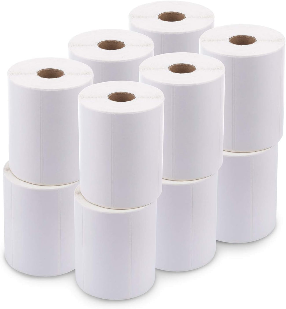 9,000 Blank White Thermal Labels - Perfect for Shipping & Barcode | en ...