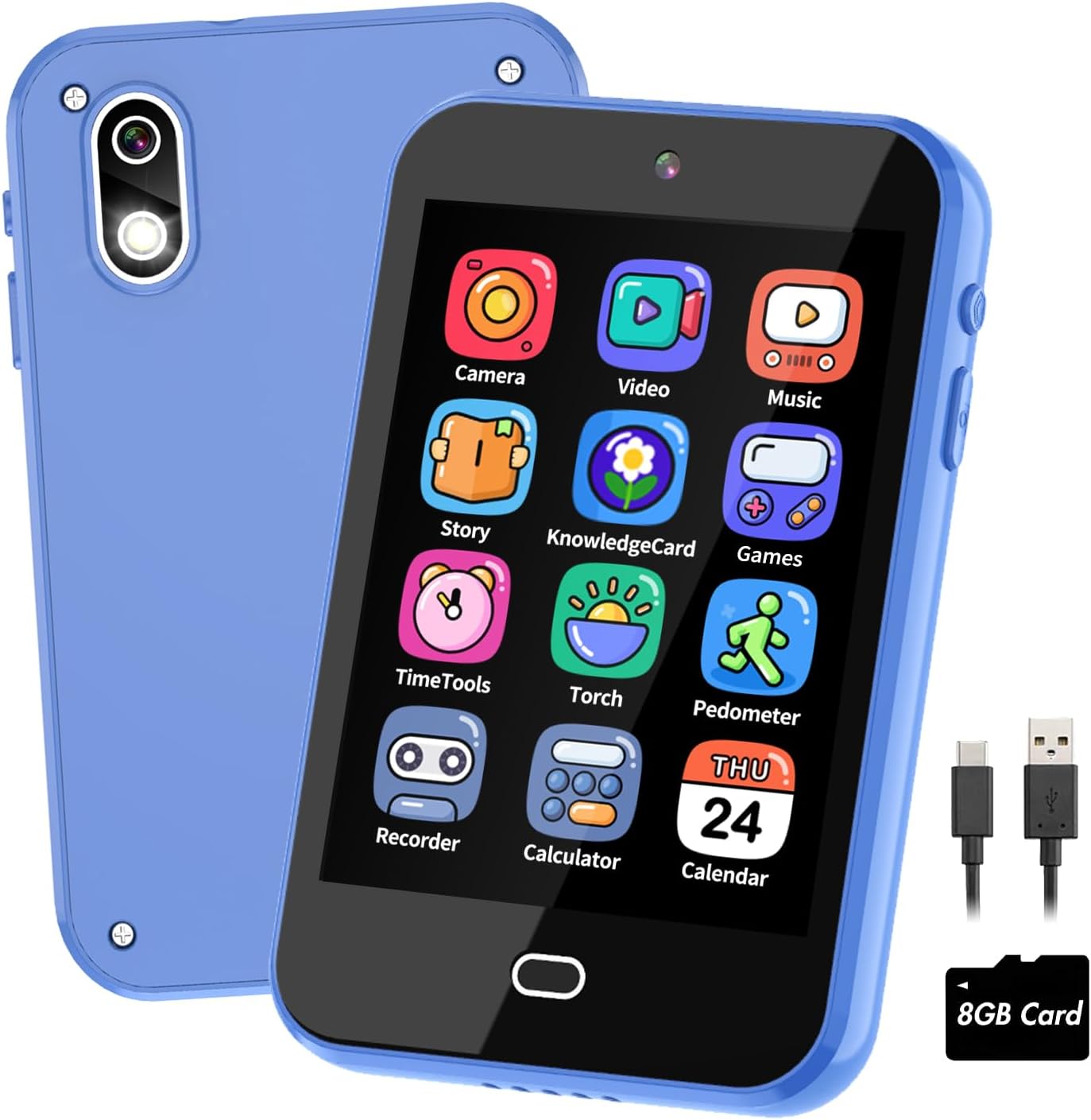 Interactive Kids Smart Phone - Dual Cameras, Games, Learning | Ages 3 ...
