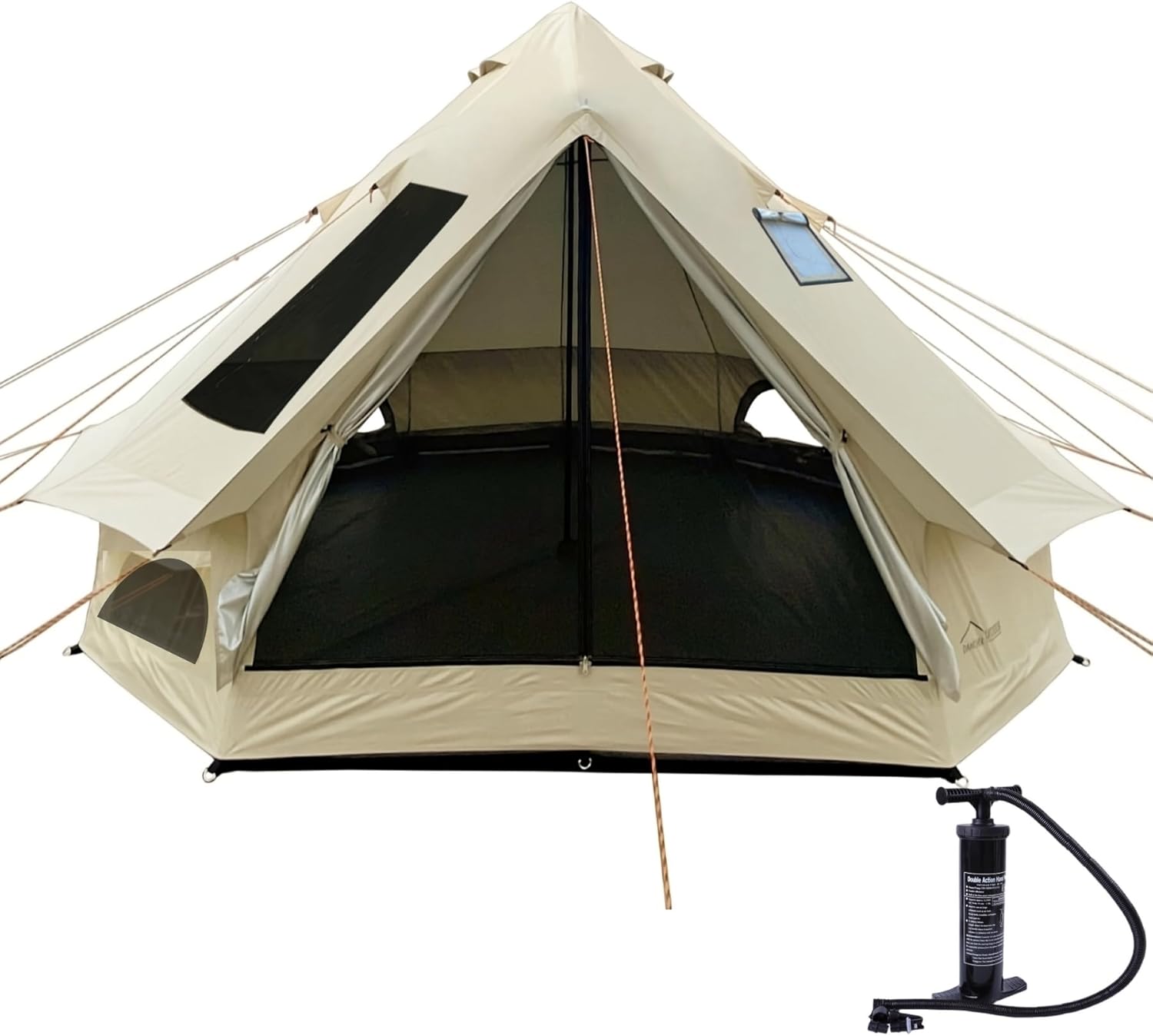 DANCHEL OUTDOOR 4 Season Inflatable Hot Tent with Skyview – GearMustHave