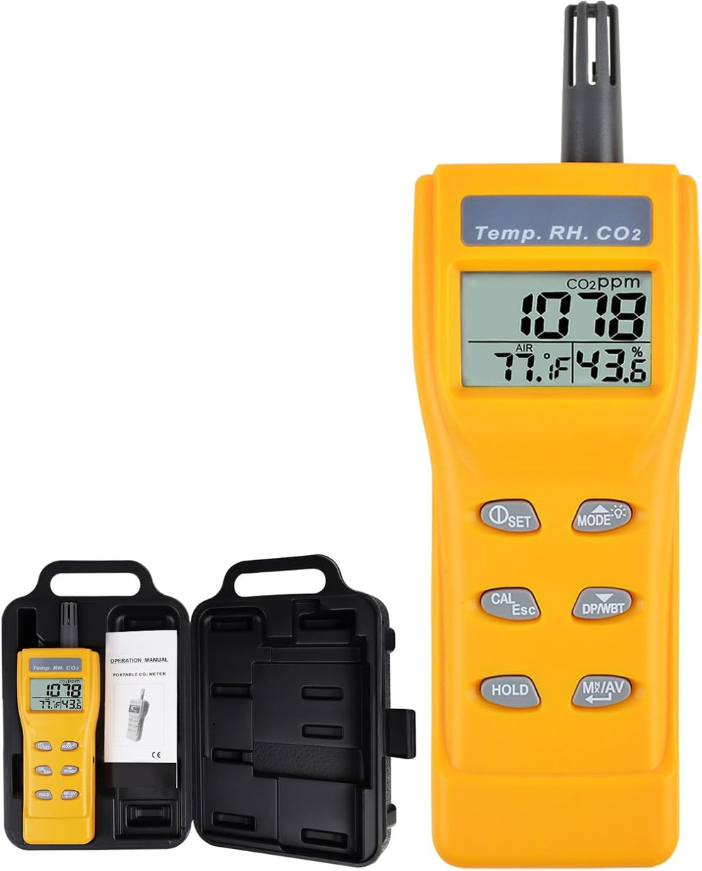 TEKCOPLUS CO2 Monitor: Alarm + Air Quality Control – GearMustHave