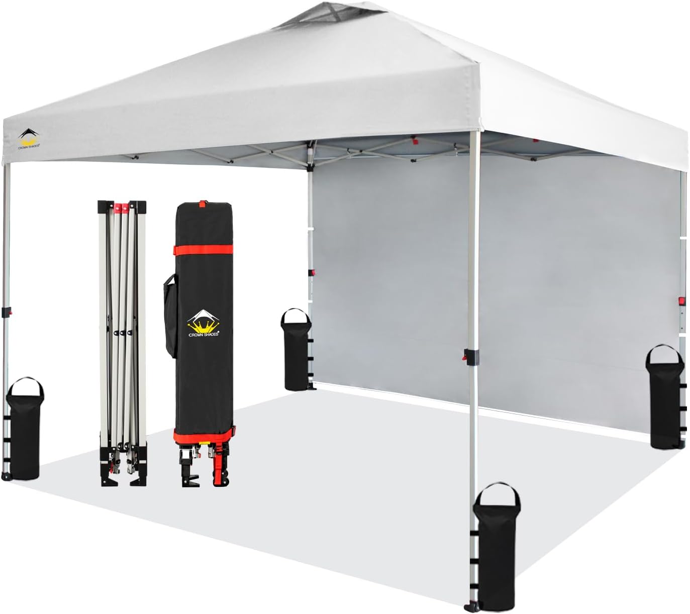 CROWN SHADES 10x10 Pop Up Canopy - Instant Sun Shade for Any Event ...