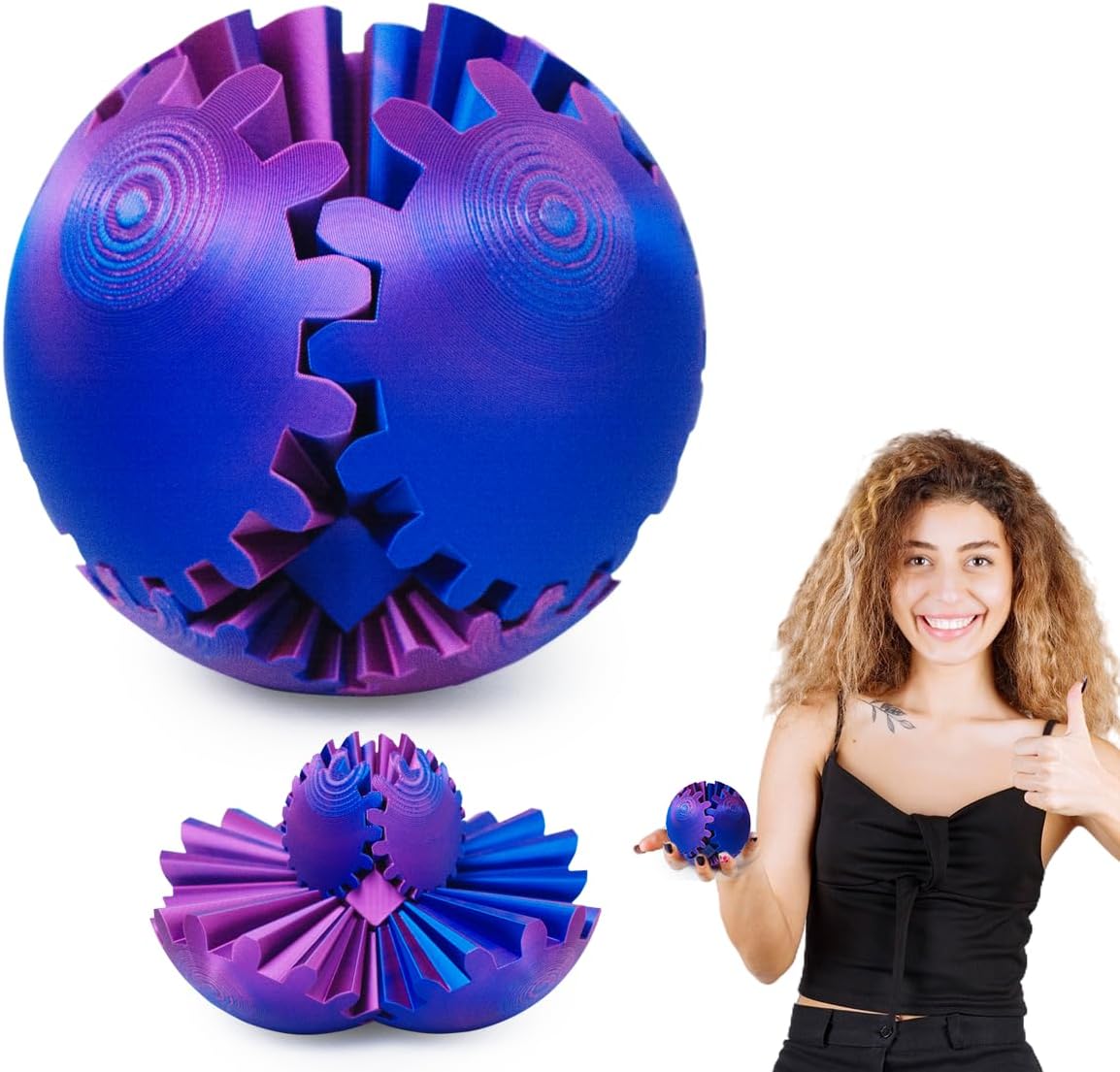 Stress Relief Purple Fidget Ball – GearMustHave