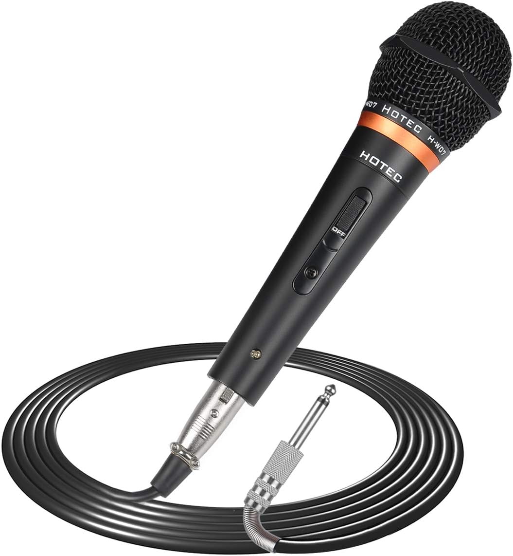 HOTEC Premium Vocal Dynamic Microphone - Crisp Sound & Easy Control ...