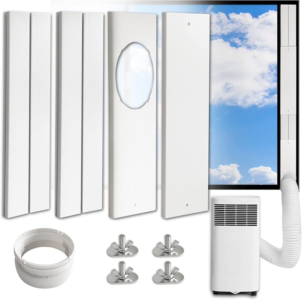 JEACENT Portable AC Window Vent Kit - Universal Fit Up to 60 - Easy In ...