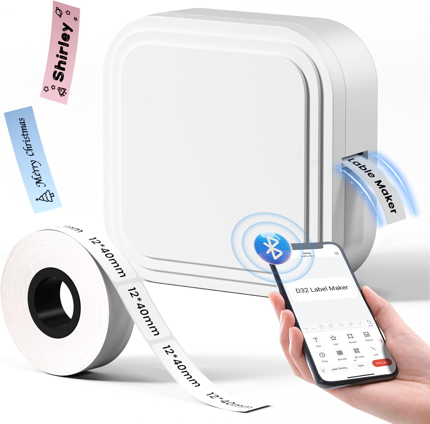 Portable Rechargeable Bluetooth Label Maker – GearMustHave