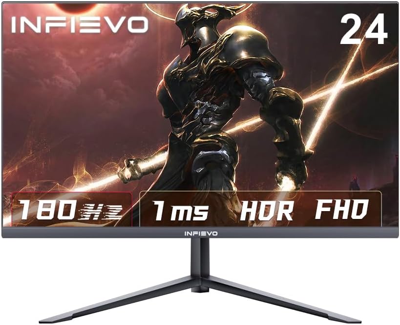 INFIEVO 24 FHD Gaming Monitor: 180Hz 1ms Response Time – GearMustHave