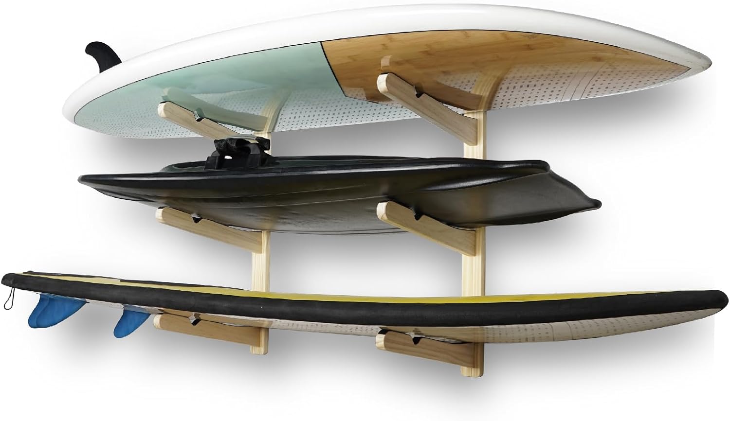 3 Board Surfboard Wall Mount - LINGVUM – GearMustHave