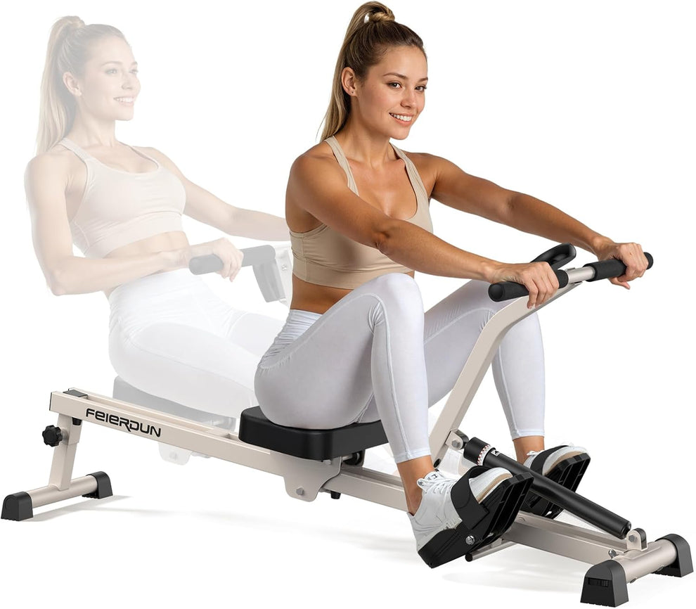 FEIERDUN Compact Rowing Machine - 12 Resistance Levels – GearMustHave