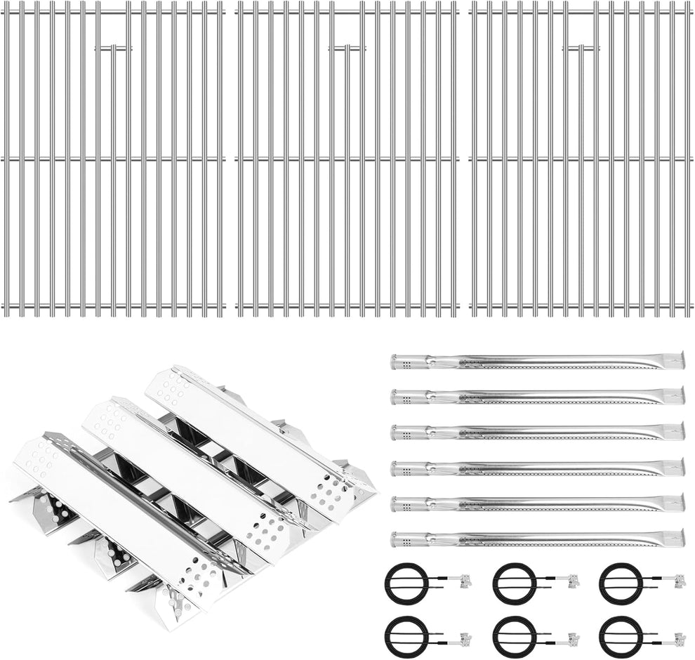 Stainless Steel Cooking Grate Kit for Nexgrill 6 Burner Models ...