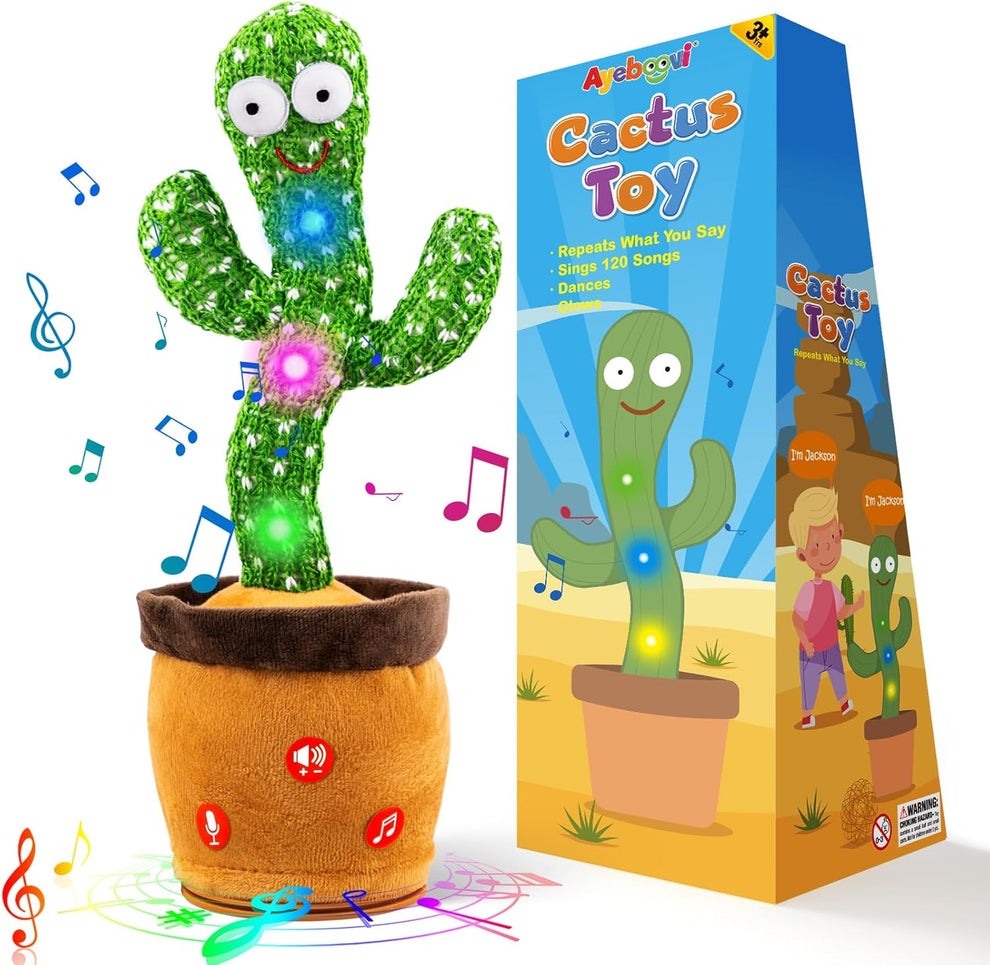 Dancing Talking Cactus Toy, Mimics Your Voice! – GearMustHave