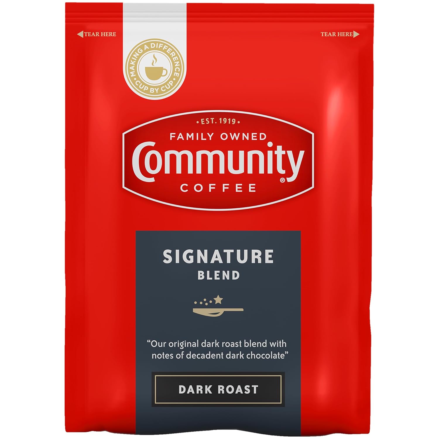 Community Coffee Signature Dark Roast Packs - Bulk Size! – GearMustHave