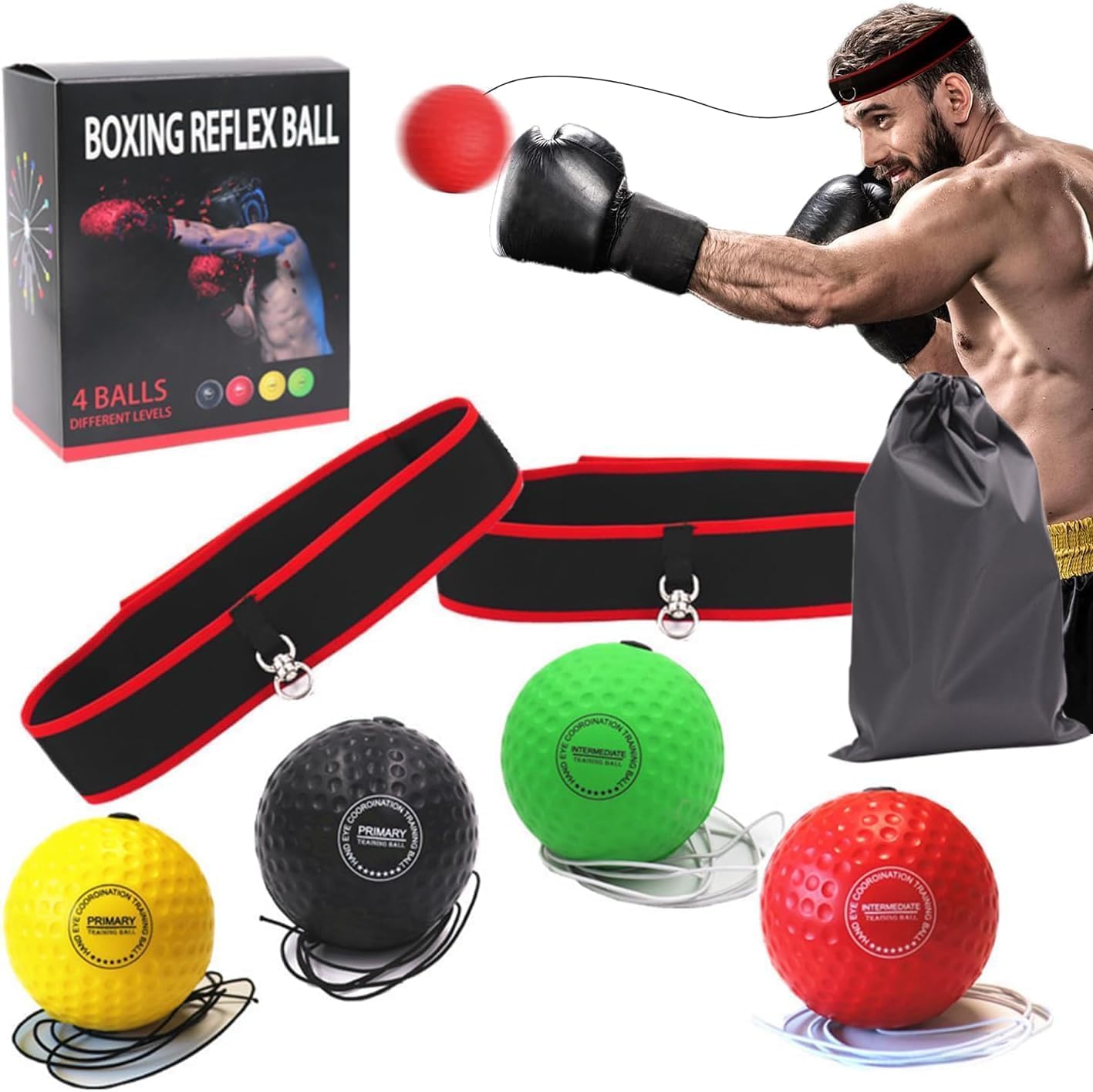 Review - Improve Proficiency with Boxing Reflex Ball Set – GearMustHave