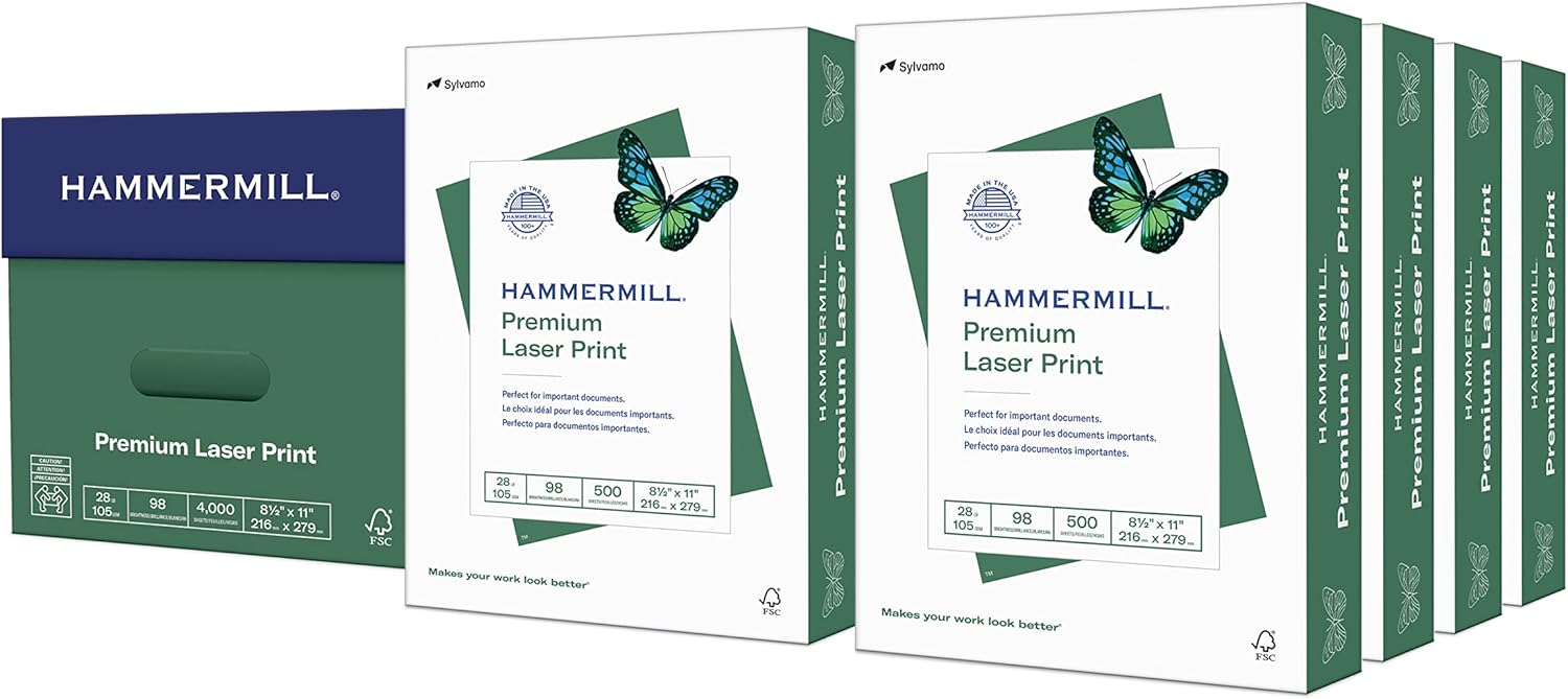 Premium 28 lb Laser Paper - 98 Brightness – GearMustHave