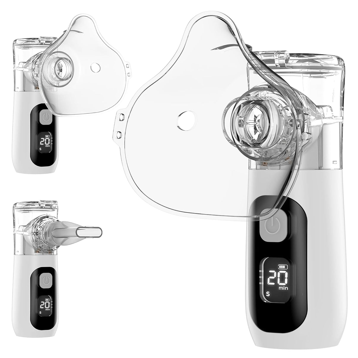 Smart Digital Display Portable Nebulizer for Home and Travel – GearMustHave