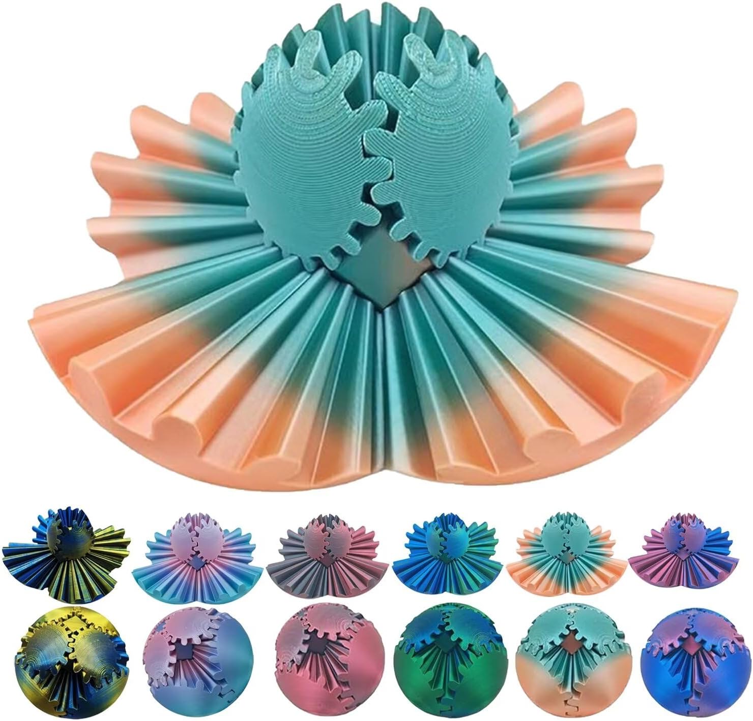 3D Printed Gear Ball Fidget Toy for Stress Relief – GearMustHave