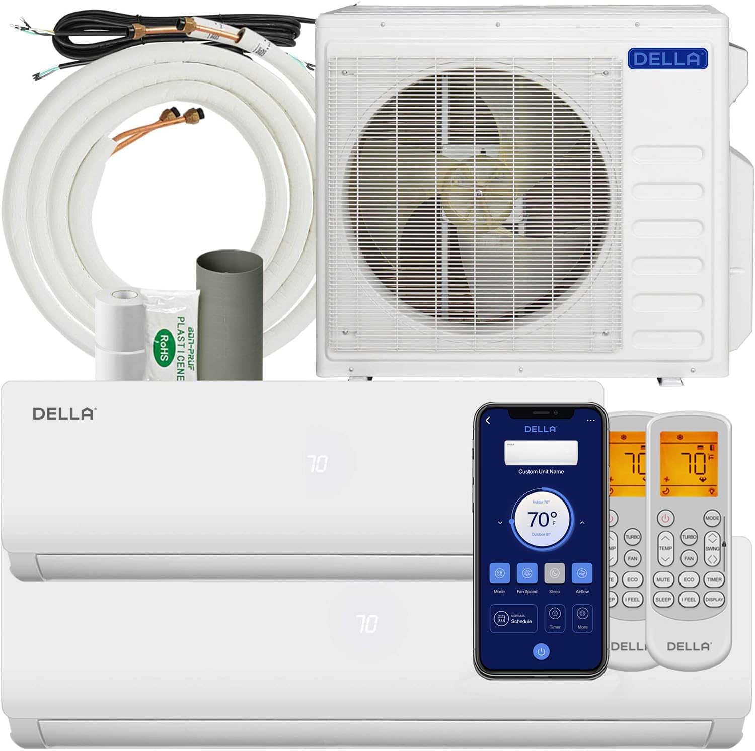 Smart & Powerful Della Wifi Mini Split AC – GearMustHave