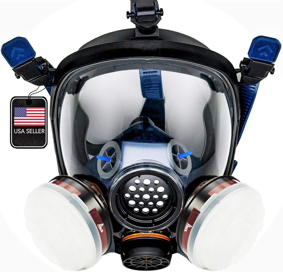 CE Tested Full Face Respirator - Ultimate Protection – GearMustHave