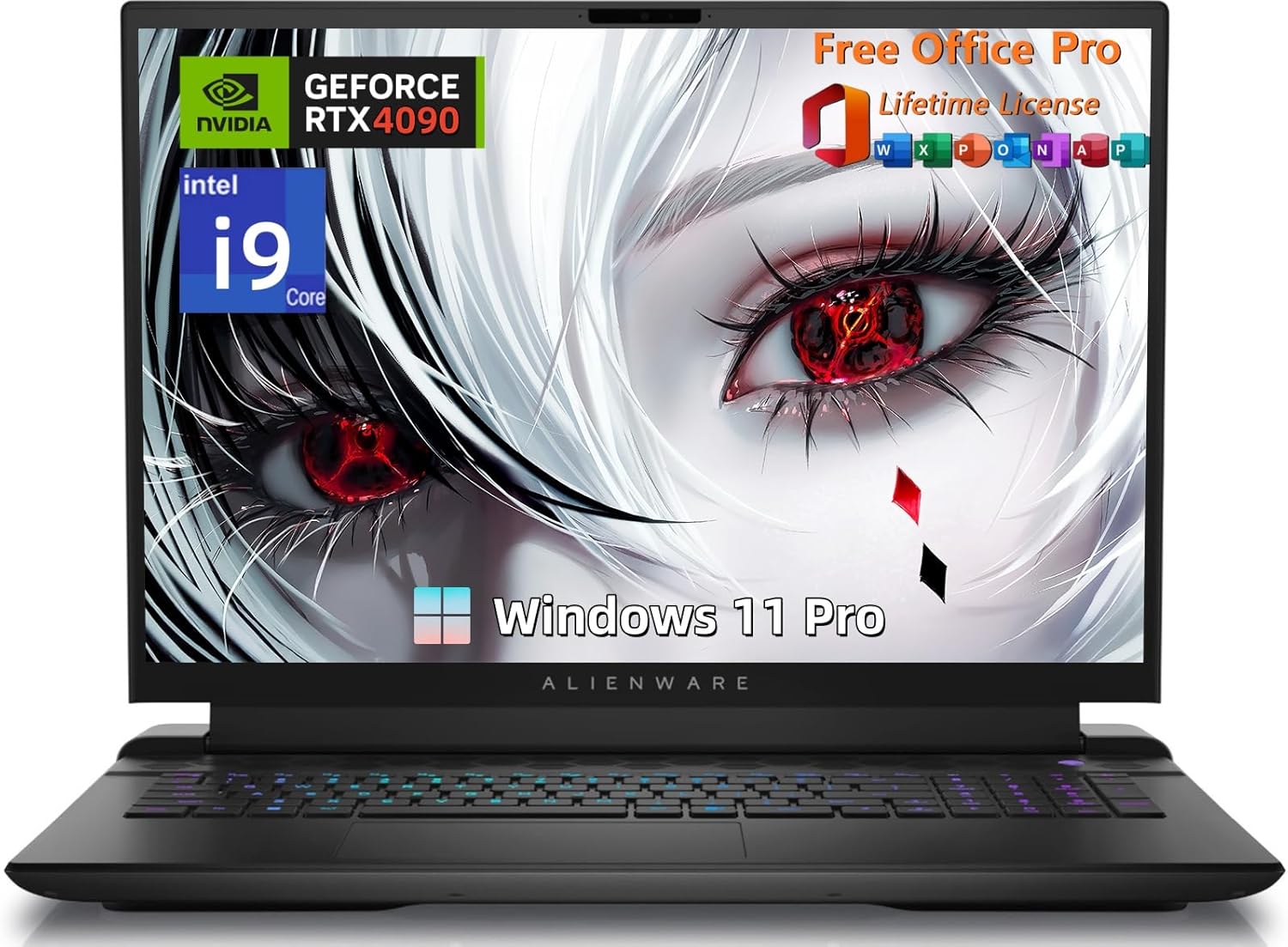 Dell Alienware M18 R2 Gaming Laptop: GeForce RTX 4090, Intel i9 14900H ...