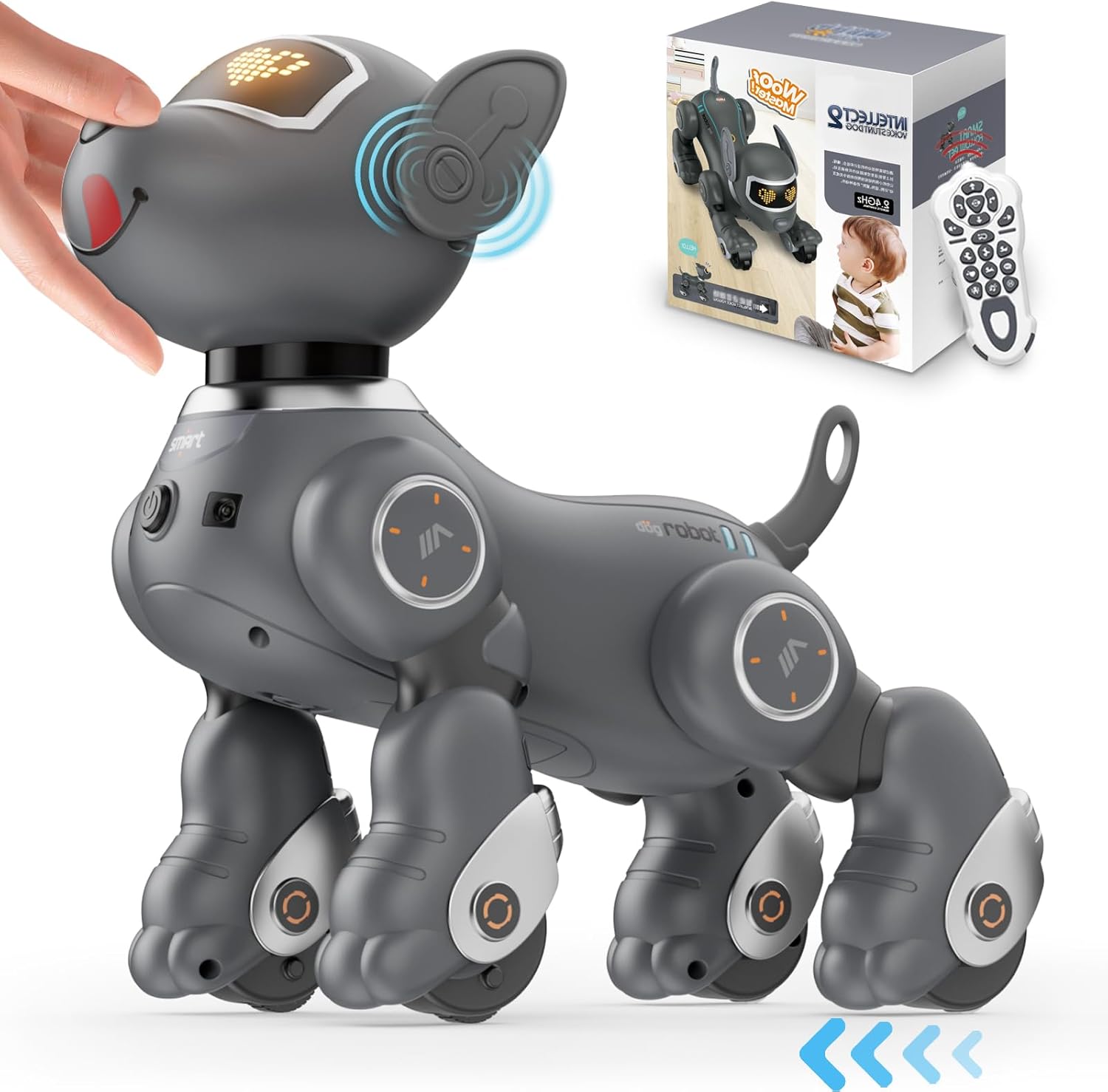 Interactive Robot Dog Toy - Over 20 Responses! – GearMustHave