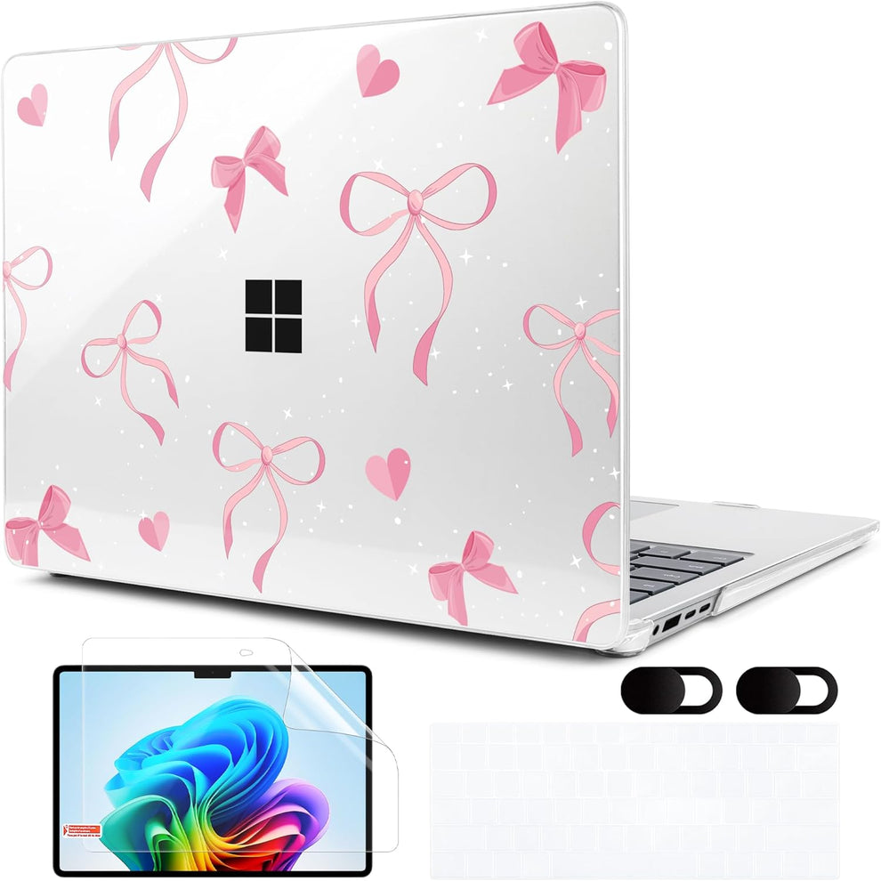 Clear Hard Shell Case for Microsoft Surface Laptop 13.8 Touchscreen 20 ...