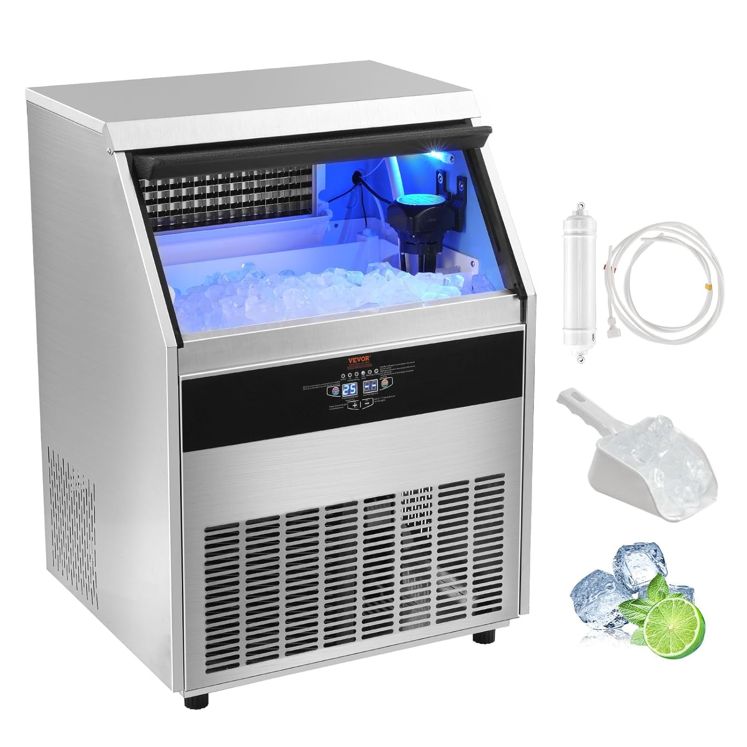 VEVOR 330lbs Commercial Ice Maker: Make Ice Fast! – GearMustHave