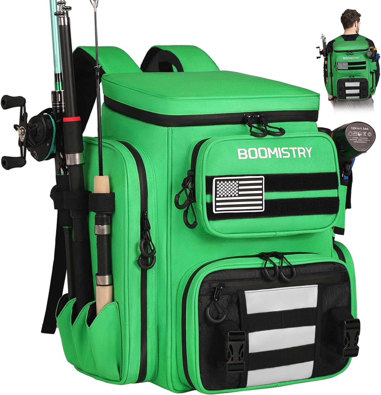 Waterproof Fishing Backpack with Rod Holders – GearMustHave