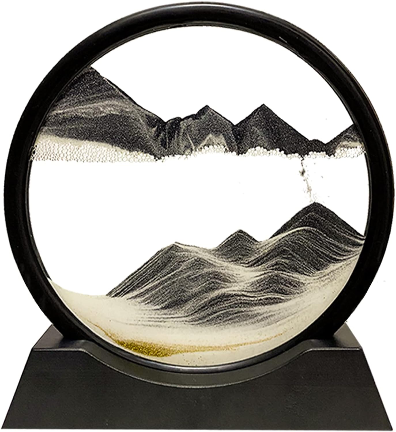 Deep Sea Liquid Motion Sand Art: Relaxing Desktop Decor – GearMustHave