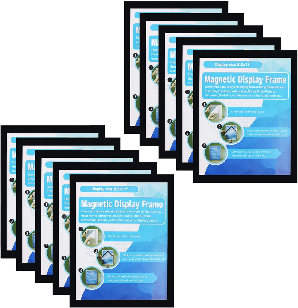 Self-Adhesive Magnetic Document Sign Holder for 8.5X11 Displays ...