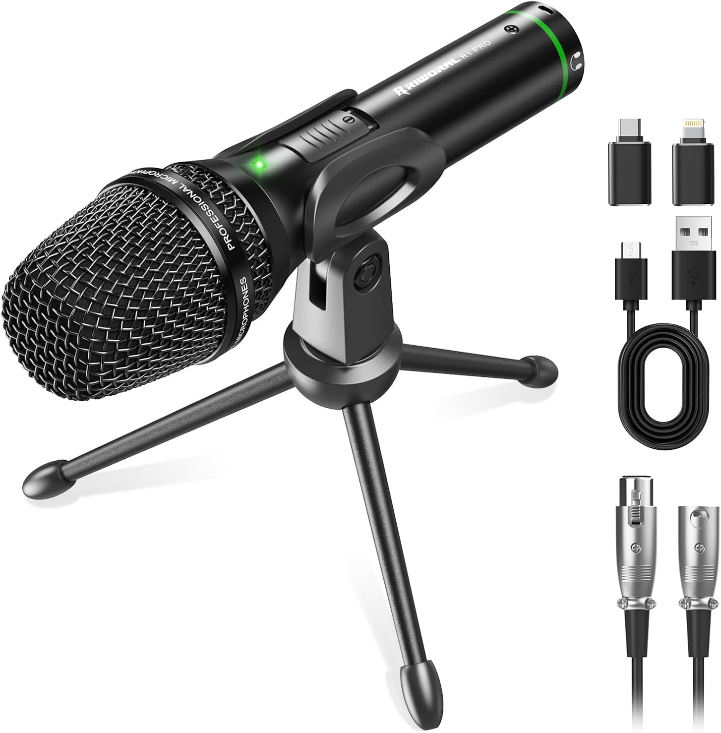 Riworal Dynamic Mic Kit - Perfect for Pro Recording – GearMustHave