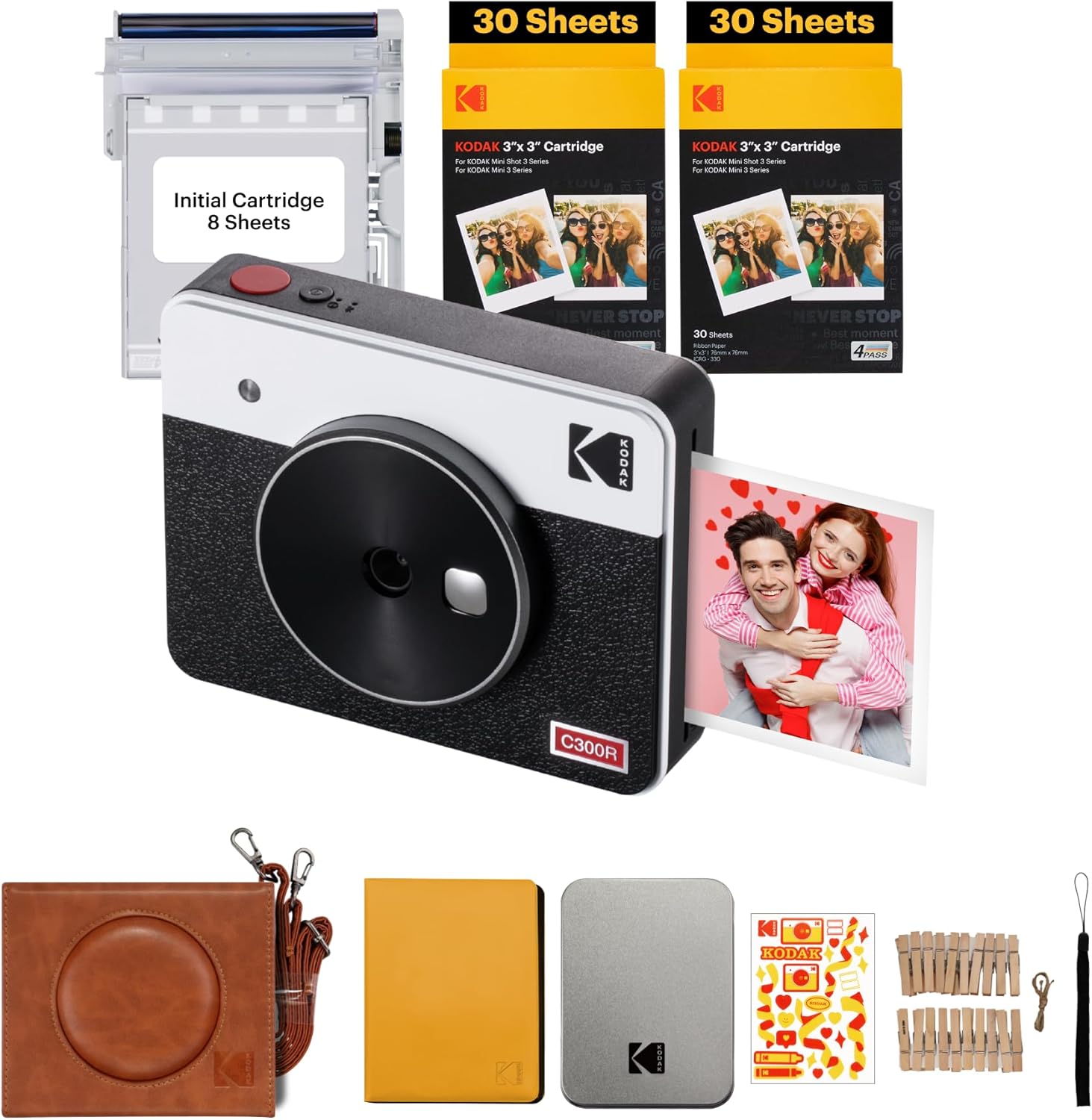 KODAK Mini Shot 3: Instant Camera & Printer Bundle – GearMustHave