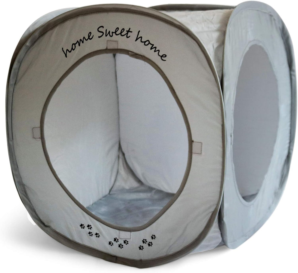 Cozy Pet Hideaway: Collapsible Pop Up Cube – GearMustHave