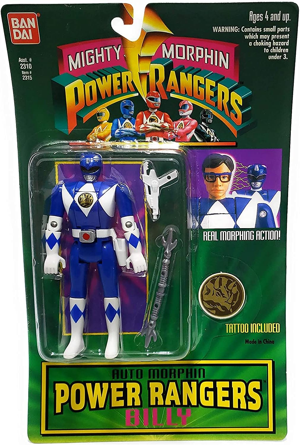 Transform with Blue Ranger Action Figure – GearMustHave