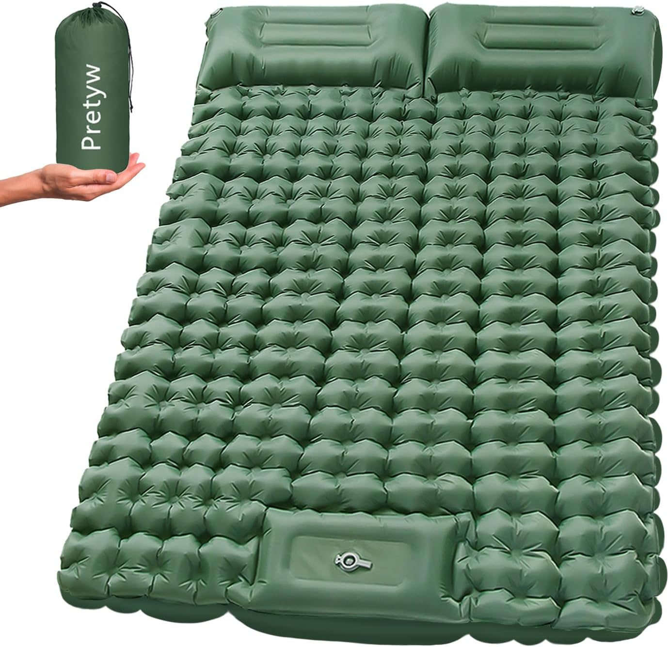 Ultra-Comfy 2-Person Camping Pad with Pillow – GearMustHave