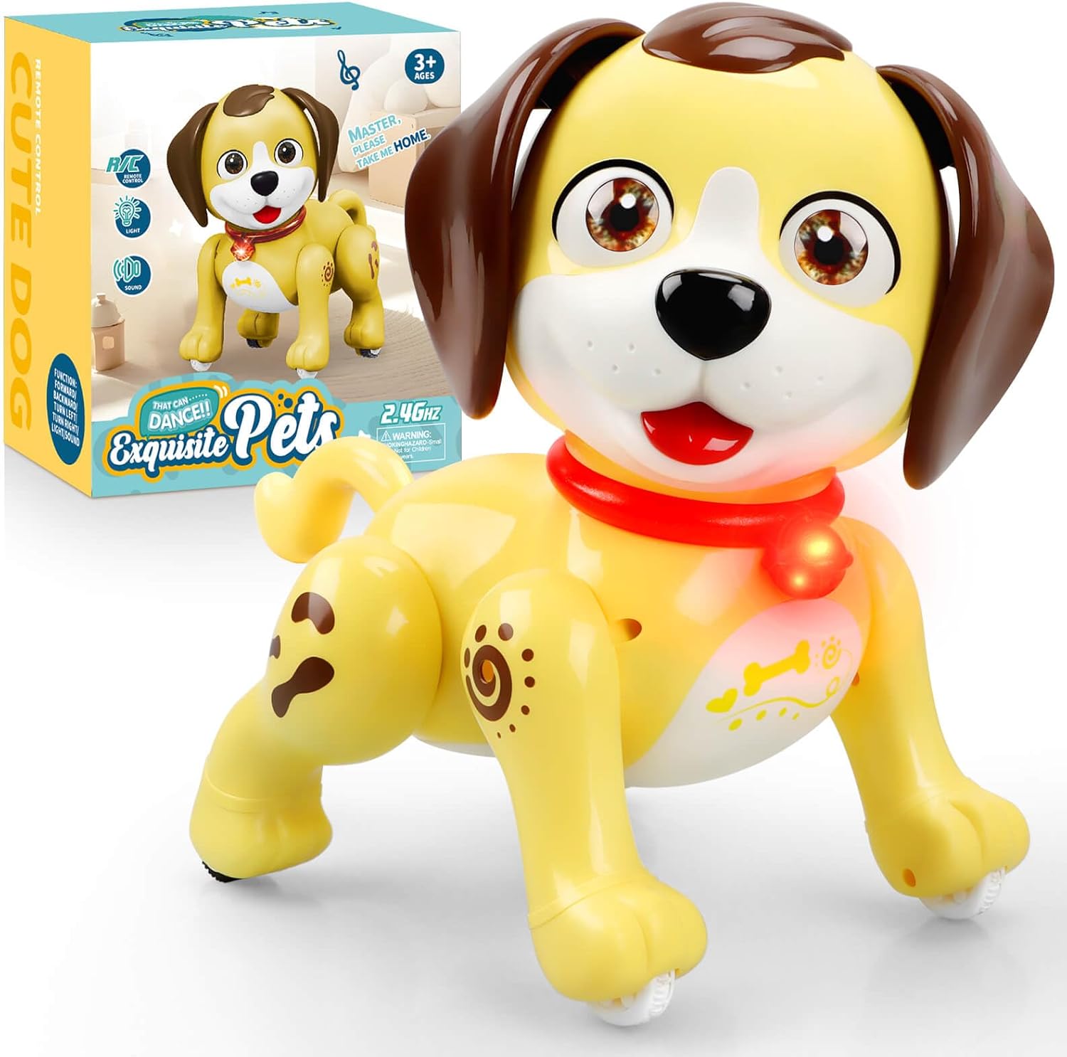 Interactive Robo Dog Toy for Kids - Realistic Walking & Barking Fun ...