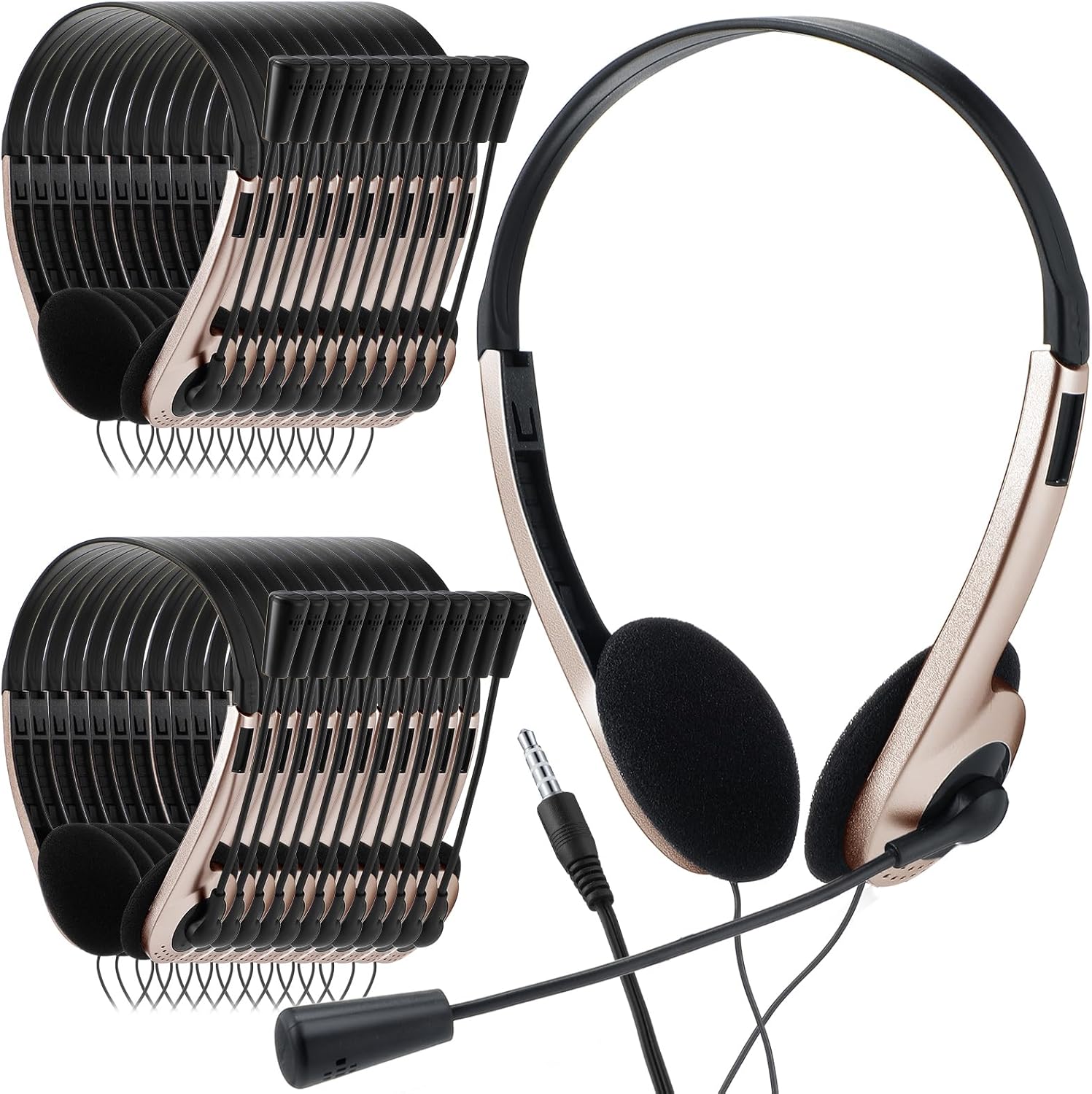 Yunsailing 30 Pack Classroom Headphones: Enhanced Learning Experience ...