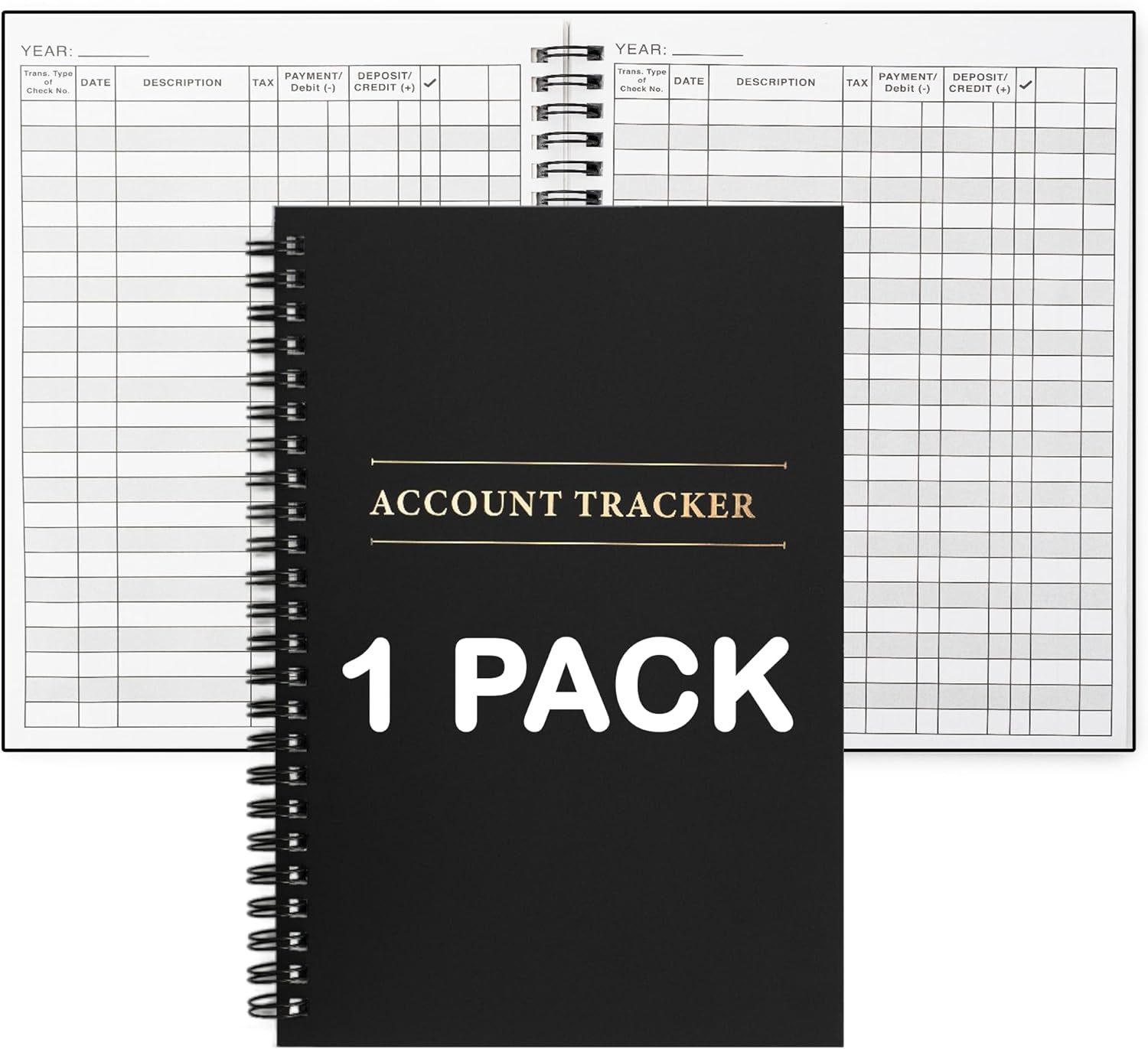 1 Pack Expense Tracker Ledger Book - Master Your Budget – GearMustHave