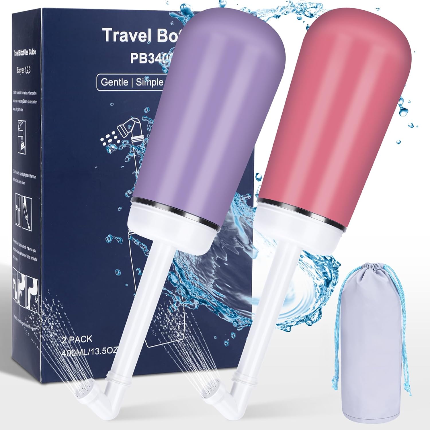 Postpartum Care Duo: Upside Down Peri Bottles – GearMustHave