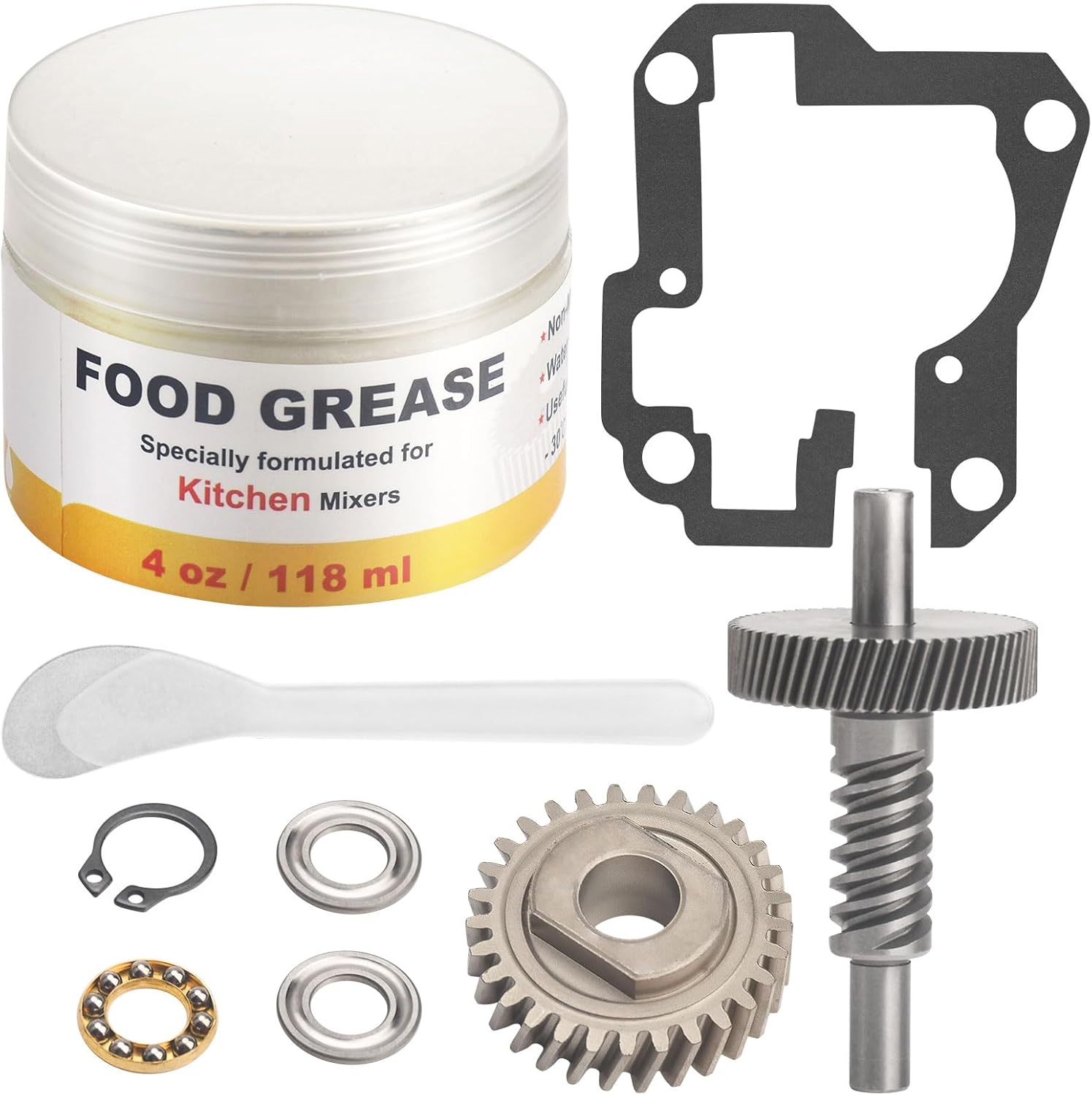 Whirlpool Compatible Worm Gear Grease Kit – GearMustHave