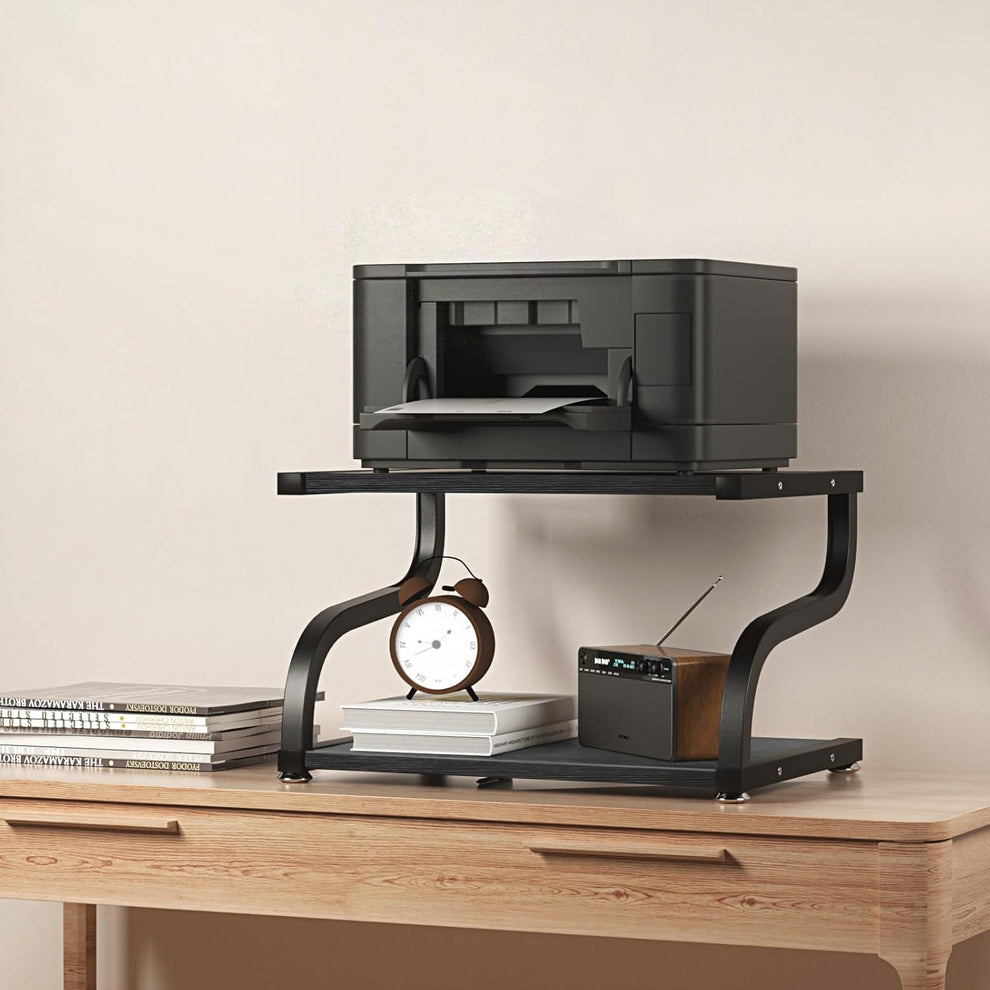 2 Tier Printer Stand with Storage - Organize Efficiently! – GearMustHave