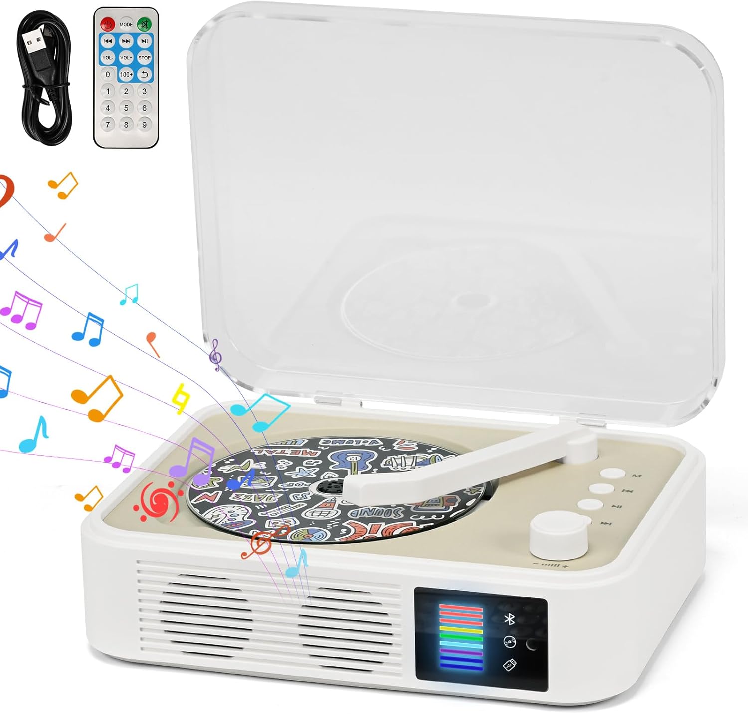 Vintage Bluetooth CD Player with Retro Style – GearMustHave