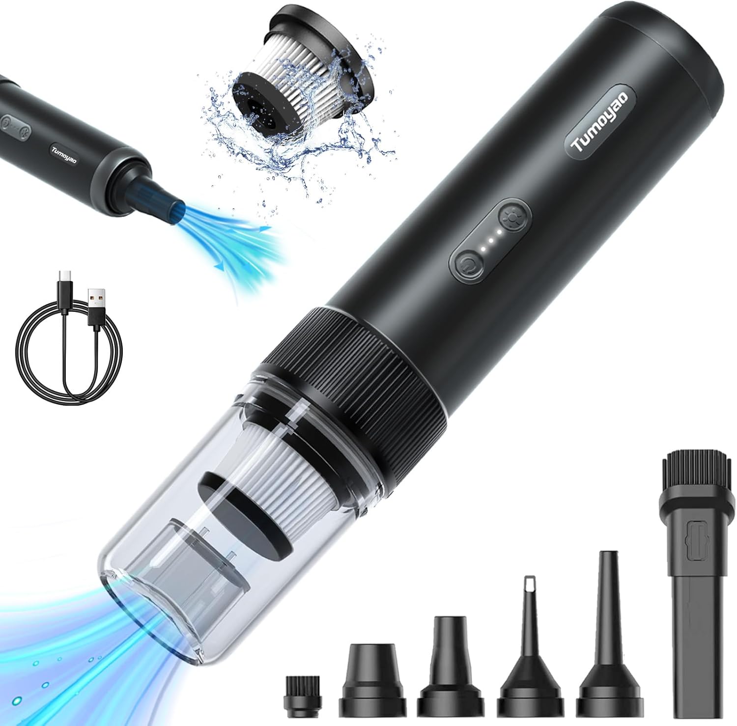 Overview - Powerful Cordless Car Vacuum with LED Light – GearMustHave