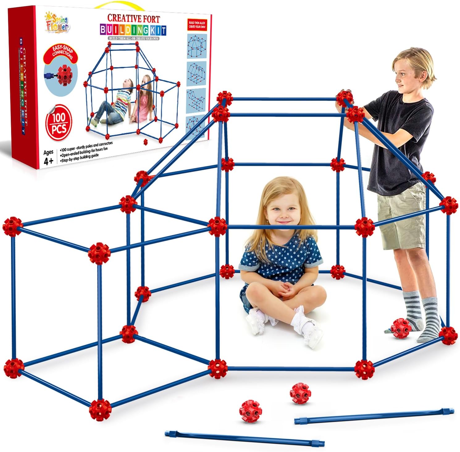 Ultimate Fort Building Kit - 100 Pcs for Kids – GearMustHave