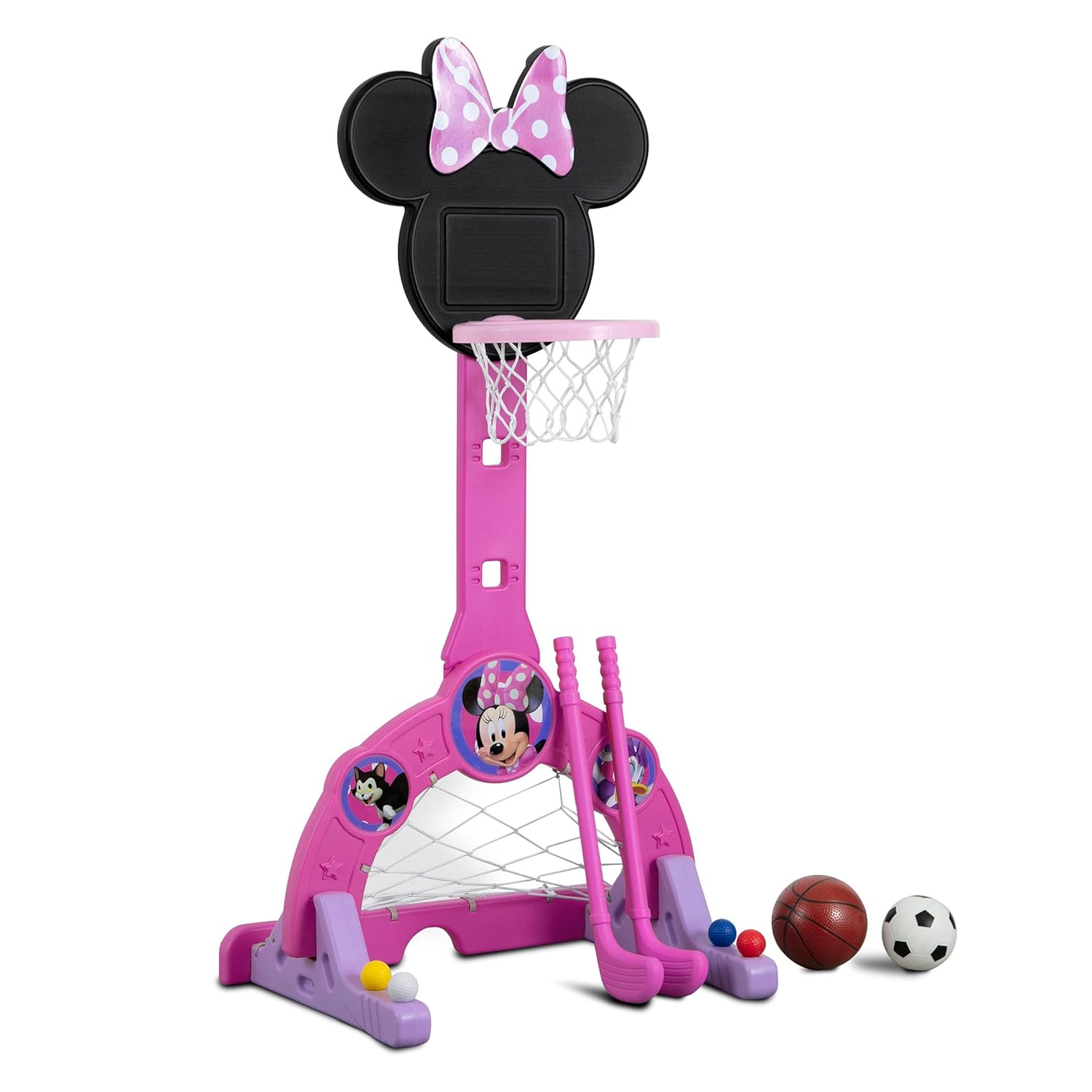 Disney Minnie Mouse 4-in-1 Sports Center - Easy Score Basketball & Mor ...