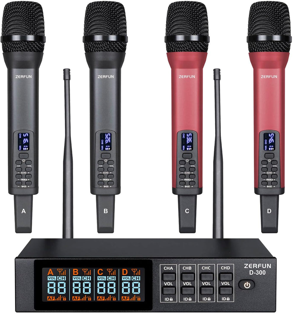 Pro-grade Rechargeable Wireless Microphone System with Complete Contro ...