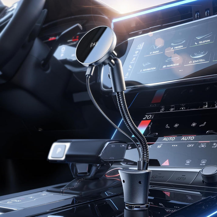 HURMAI 15W Mag-Safe Car Mount Charger - Fast Dual Charging – GearMustHave