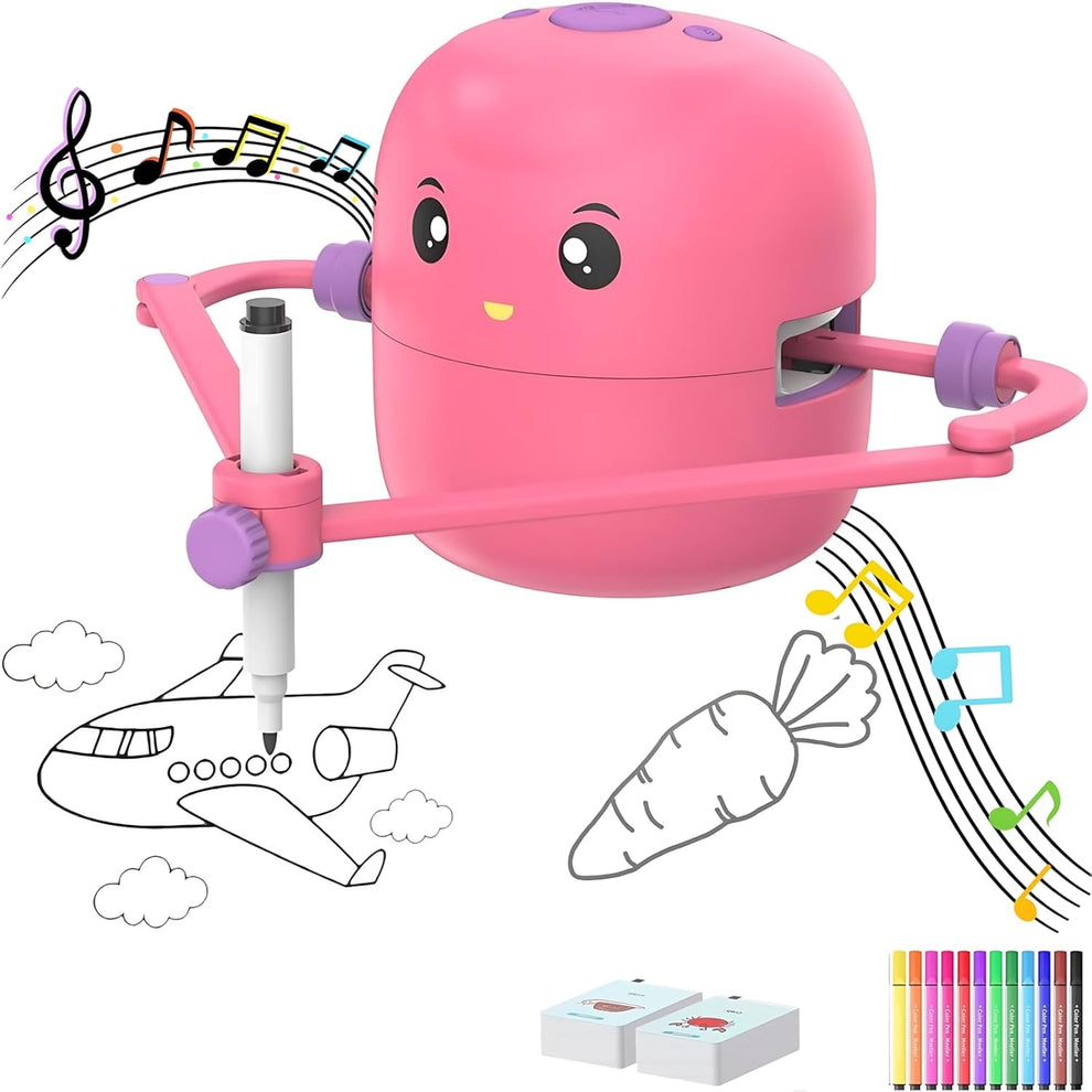 Interactive Voice Drawing Robot with Cards & Pens – GearMustHave