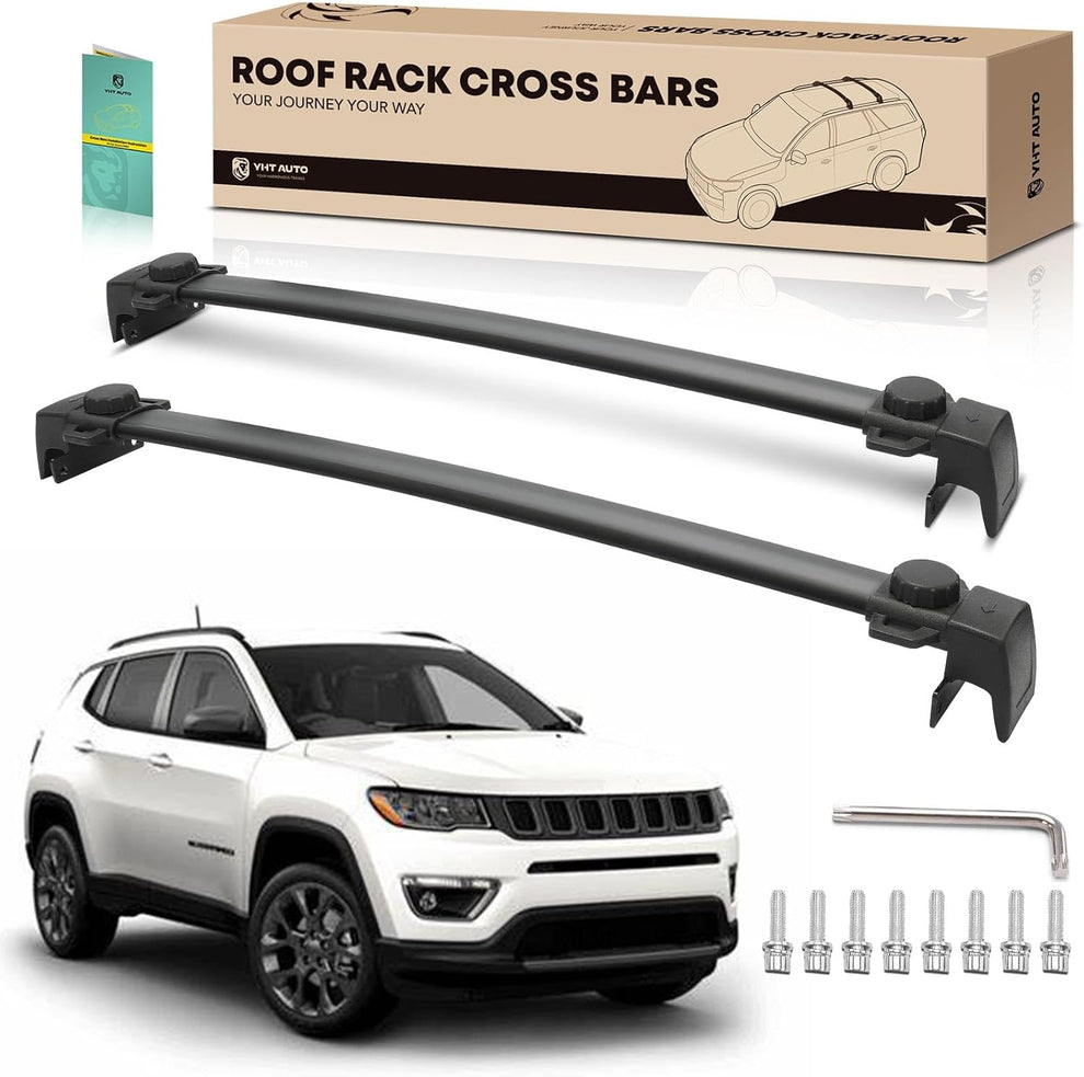 Jeep Compass 2017-2023 Roof Rack: 165 Lbs Aluminum Cargo Bar – GearMustHave